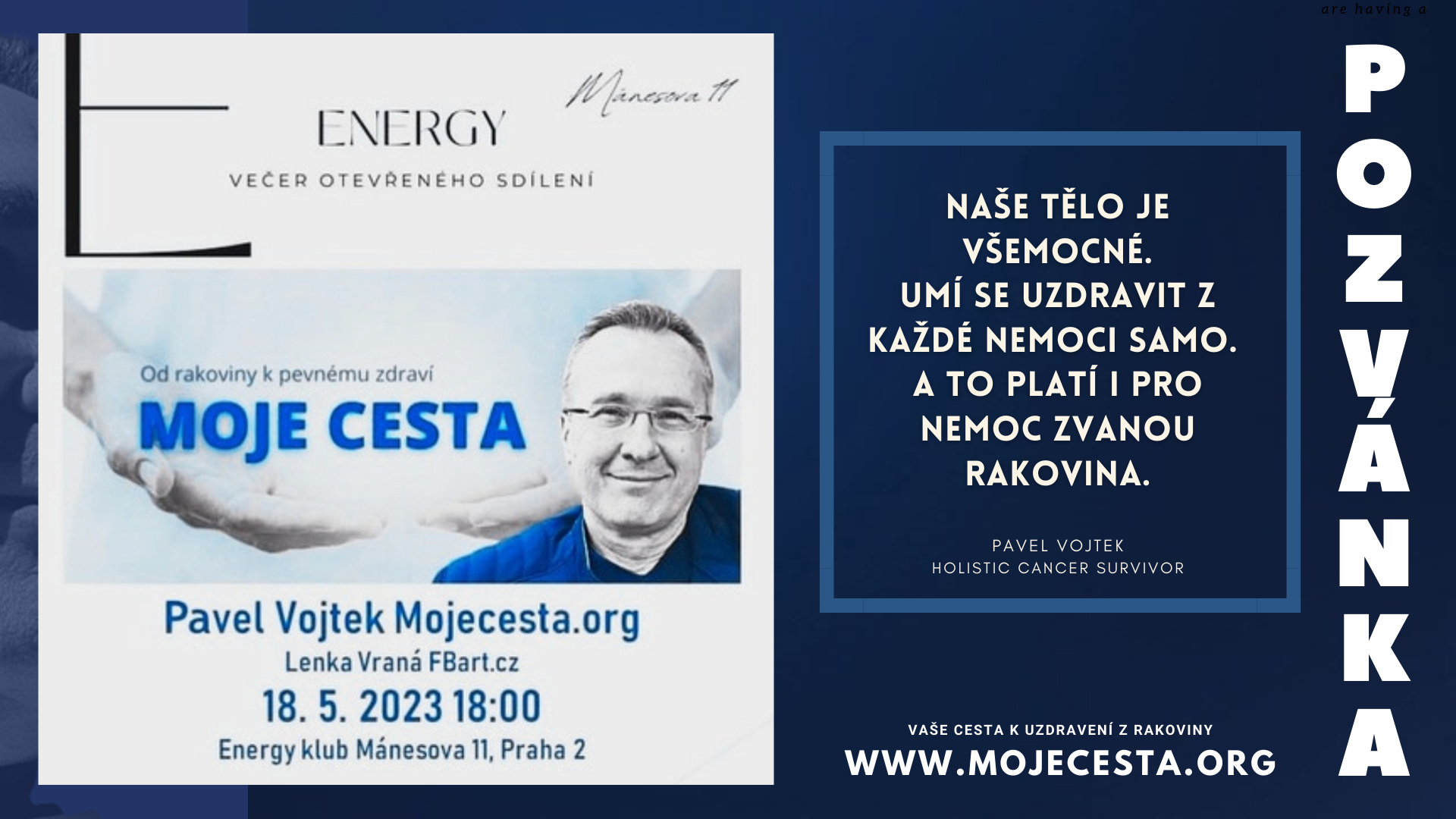 [Cesta k uzdravení] Naše tělo je všemocné. Uzdraví se z každé nemoci samo. A to platí i pro ...